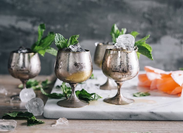 Derby-Style Maple Cider Mint Julep | Cider Mint Julep Recipes