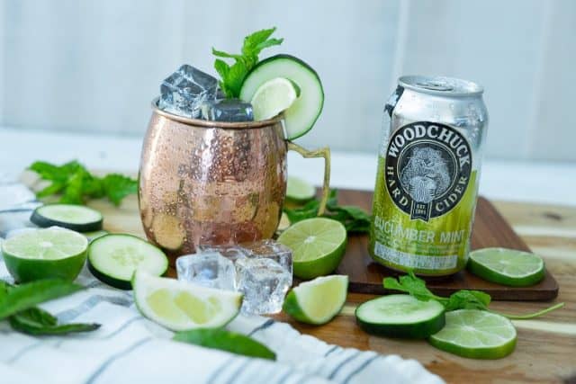 Woodchuck Cucumber Mint Cider Mule | Summer Hard Cider Cocktails