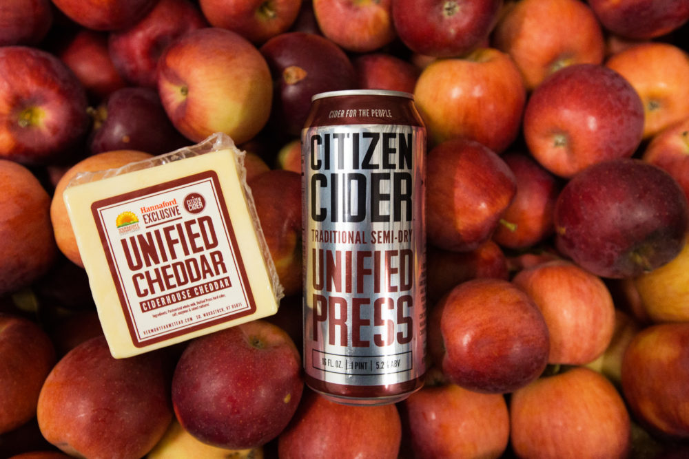 Citizen Cider & Vermont Farmstead Cheese Co.'s Unified Cheddar